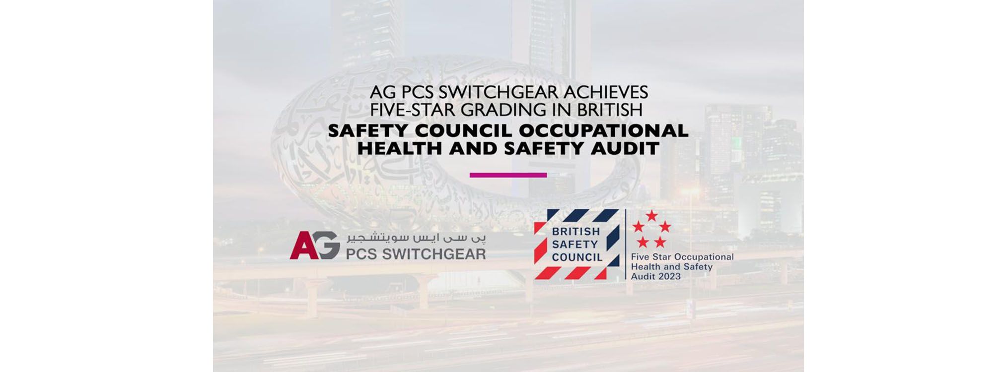AG Pcs Switchgear Achieves Five-star Grading In British Safety Council ...